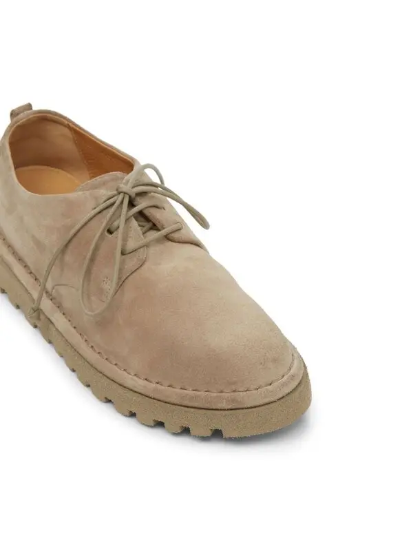 Marsèll Sancrispa Alta Suede Derby Shoes - Brown