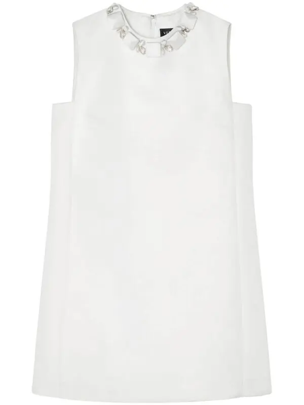 Versace Bead-embellished Mini Dress