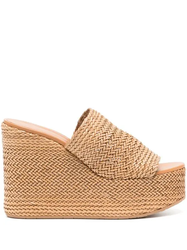 Casadei 130mm Twiga Espadrilles - Brown