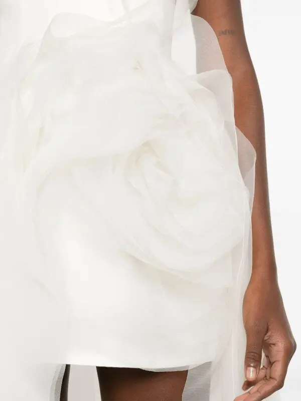 ANA RADU Asymmetric Ruffled Gown