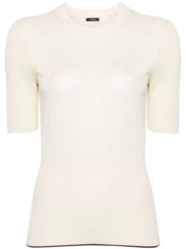 JOSEPH Contrasting-trim Fine-knit Jumper