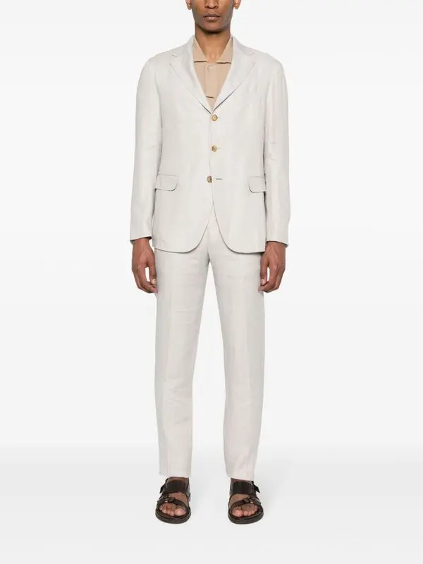 Boglioli Single-breasted Linen Suit