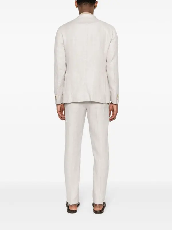 Boglioli Single-breasted Linen Suit
