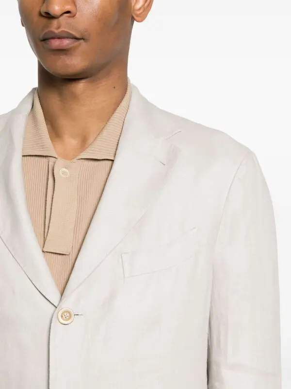 Boglioli Single-breasted Linen Suit