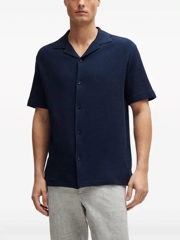 BOSS Short-sleeve Cotton Shirt