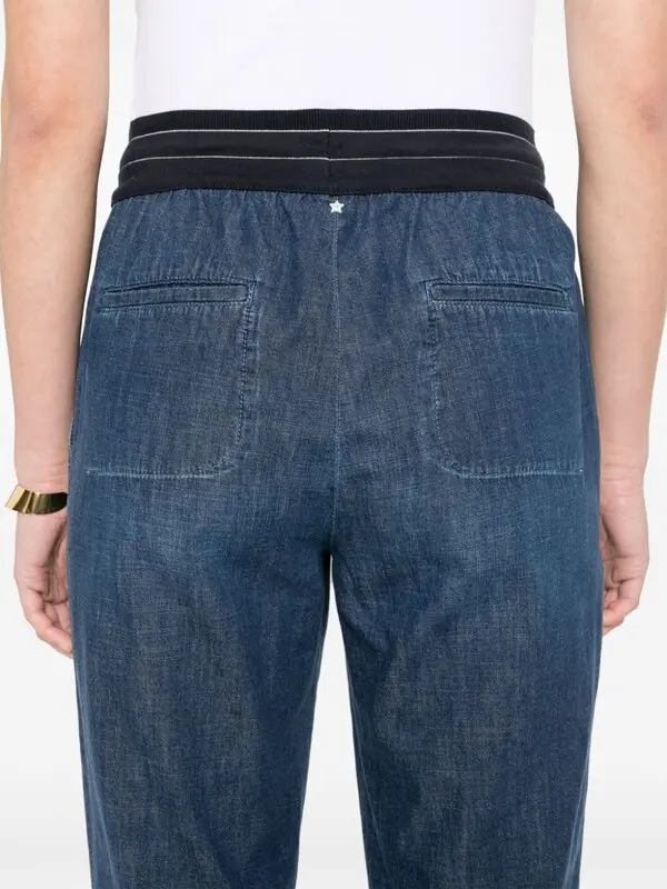 Lorena Antoniazzi Drawstring Tapered Jeans