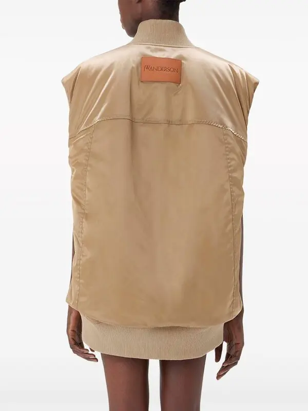 JW Anderson Satin-finish Bomber Gilet