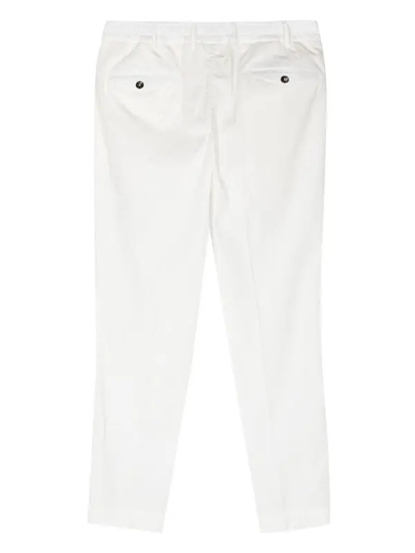 DELL'OGLIO Mid-rise Tapered-leg Chinos