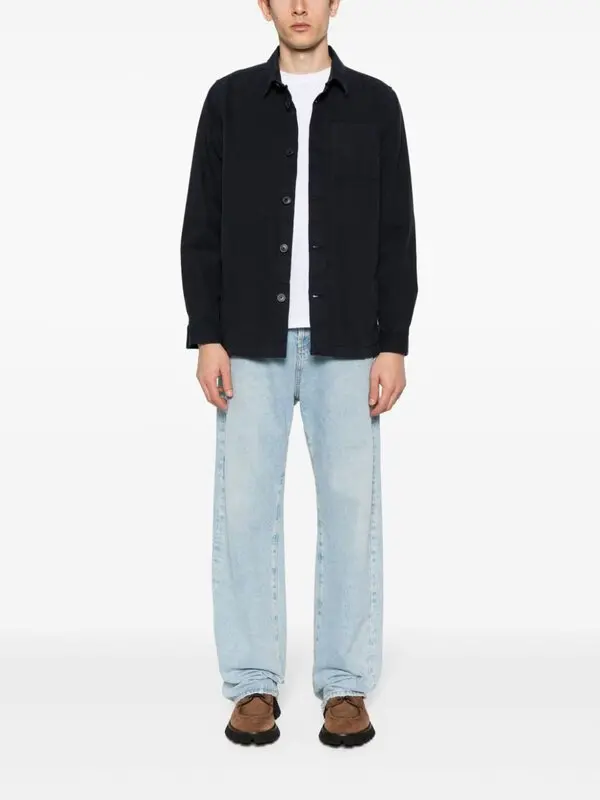 Barbour Logo-tag Cotton Shirt - Blue