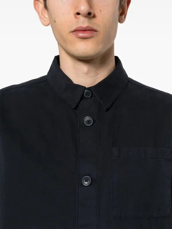 Barbour Logo-tag Cotton Shirt - Blue
