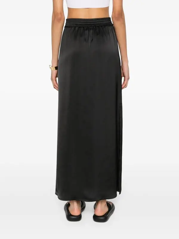 Herno Drawstring-waist Midi Skirt - Black
