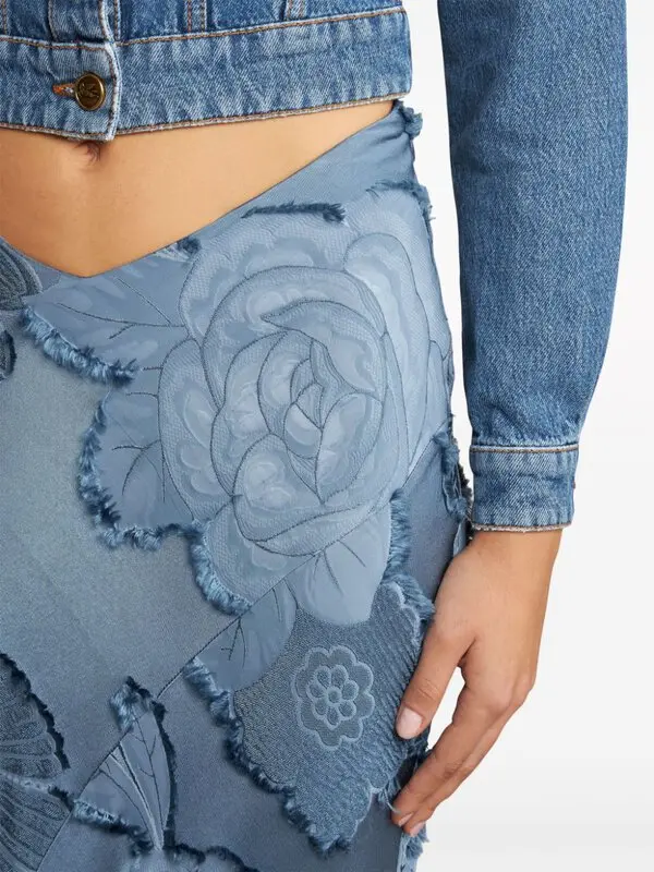 Etro Floral-jacquard Maxi Skirt