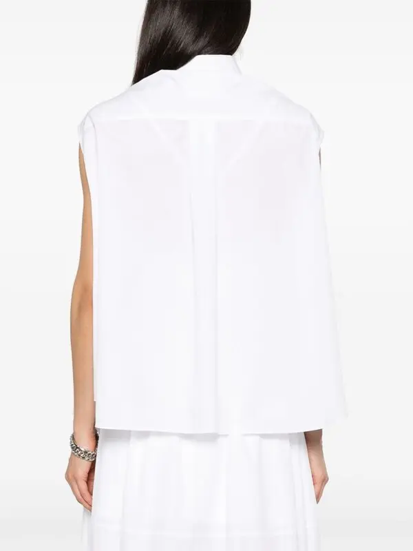 Sacai Layered-design Sleeveless Blouse