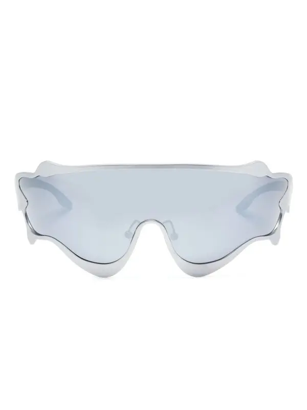 Henrik Vibskov Octane Shield Sunglasses - Silver