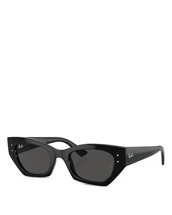Ray-ban Butterfly Sunglasses, 52mm - Black/gray Solid