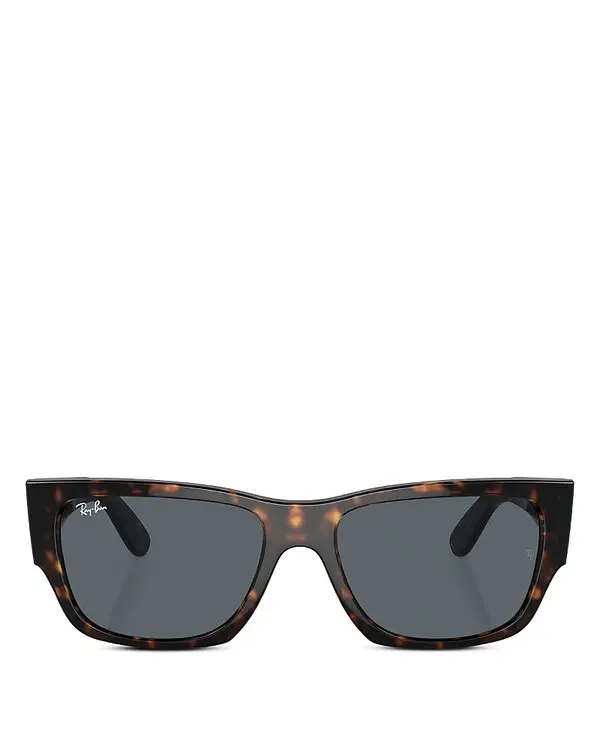 Ray-ban Rectangular Sunglasses - Havana/gray Solid