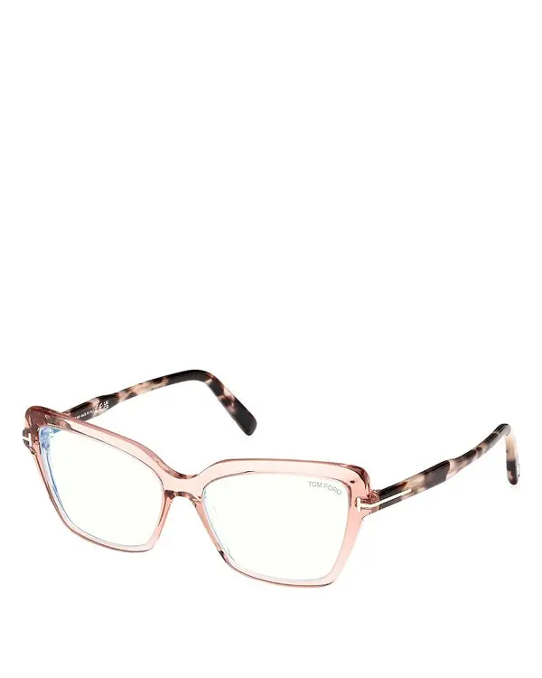TOM FORD Cat Eye Blue Light Glasses - Pink