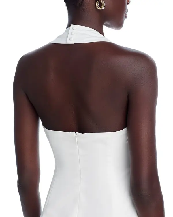 roxy blue dress Roxy Fabiola Smock Back Pleated Maxi Dress WHITE-BLUES / M by Sugarlips main image 0