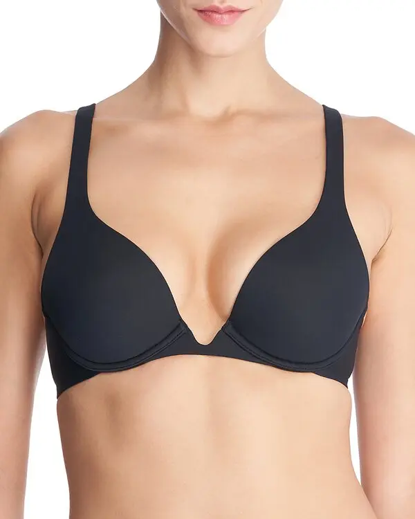 Natori Verge Convertible Plunge Contour Underwire Bra - Black