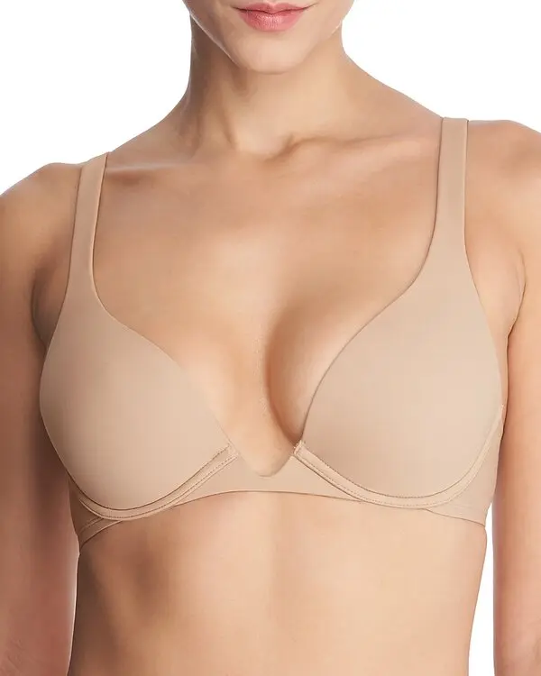 Natori Verge Convertible Plunge Contour Underwire Bra - Cafe