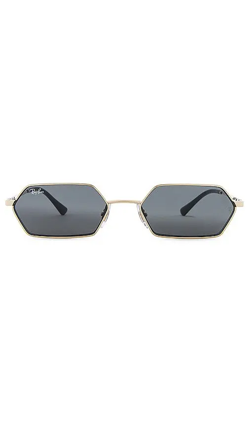 Ray-ban Yevi Octagon Sunglasses - Light Gold