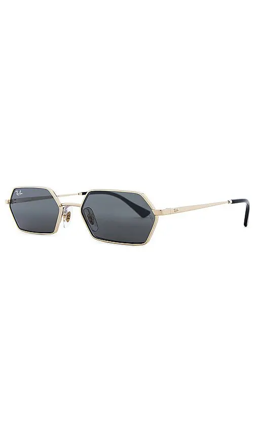 Ray-ban Yevi Octagon Sunglasses - Light Gold