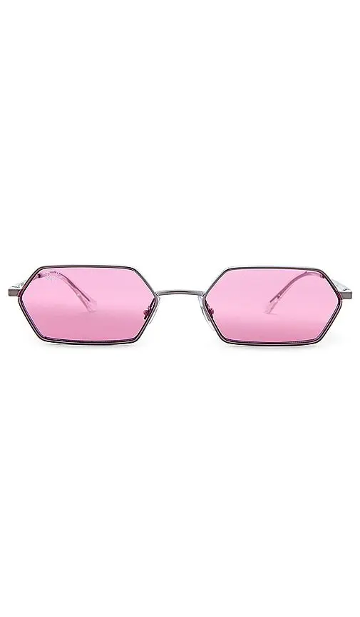 Ray-ban Yevi Sunglasses - Gunmetal & Pink