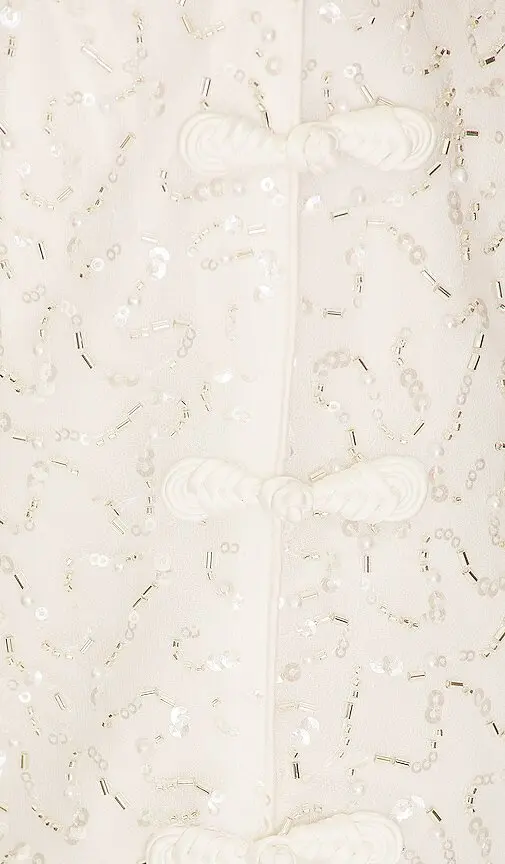 SAU LEE Maeve Embellished Halterneck Dress