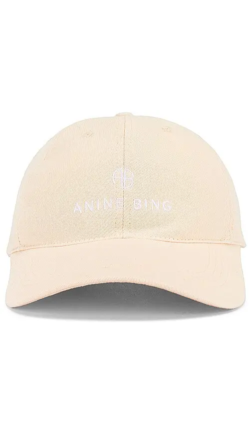 Anine Bing Jeremy Baseball Cap Hat in Peach ANINE BING Jeremy Baseball Cap in Peach | REVOLVE main image 3