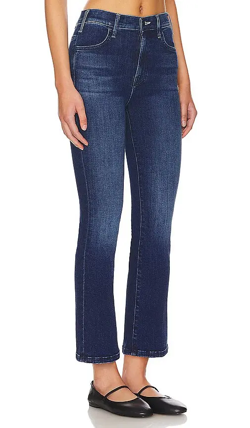 MOTHER Petite Lil' Hustler Ankle Jeans In Dark Wash Denim