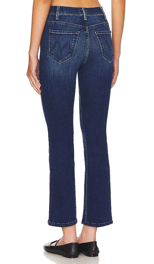 MOTHER Petite Lil' Hustler Ankle Jeans In Dark Wash Denim
