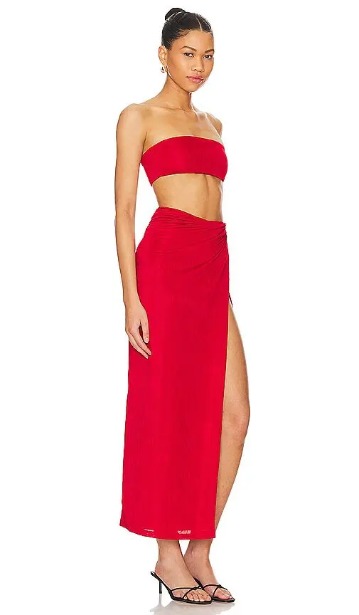 Superdown Karolyna Maxi Skirt Set - Red