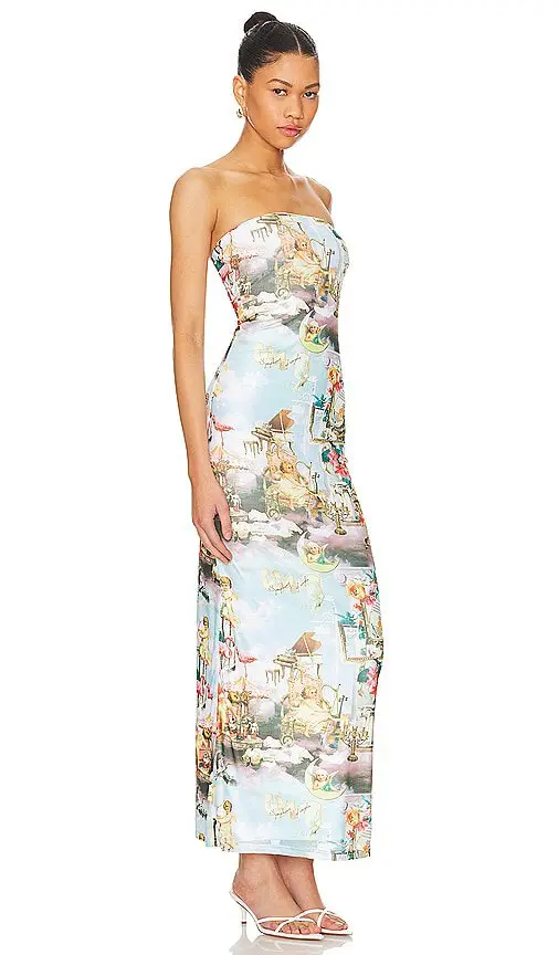 Superdown Harmony Printed Maxi Dress