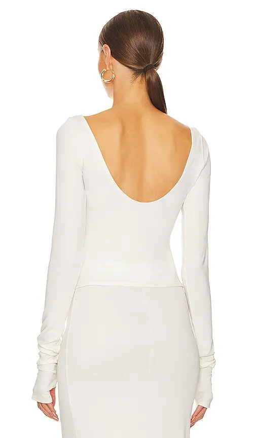 HELSA Matte Jersey Long Sleeve Top