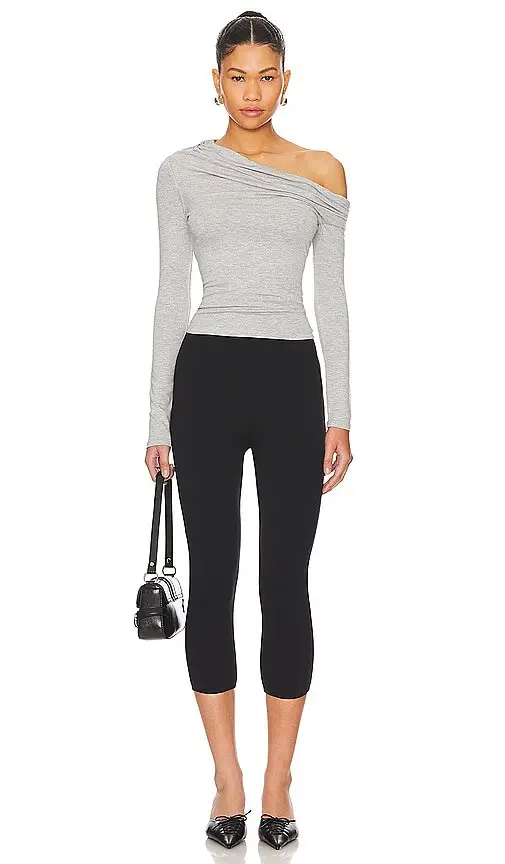 AFRM Bria Essential Top - Heather Grey