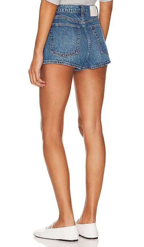 GRLFRND Kyla High-rise Denim Shorts - North Beach