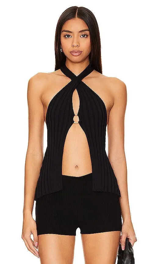 Superdown Eliana Open Front Top