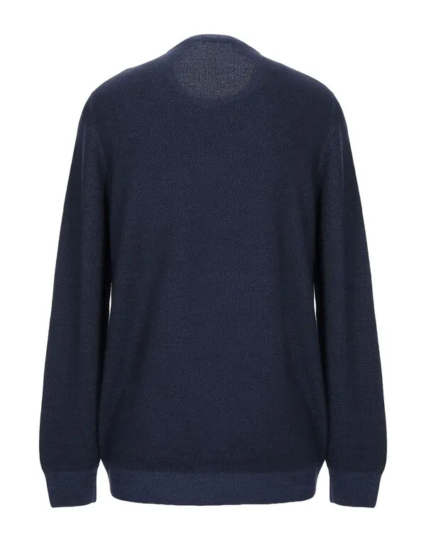 GRAN SASSO Virgin Wool Crewneck Sweater - Blue