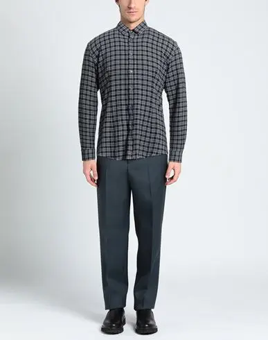 DANIELE ALESSANDRINI Shirt Size Cotton, Elastane - Blue