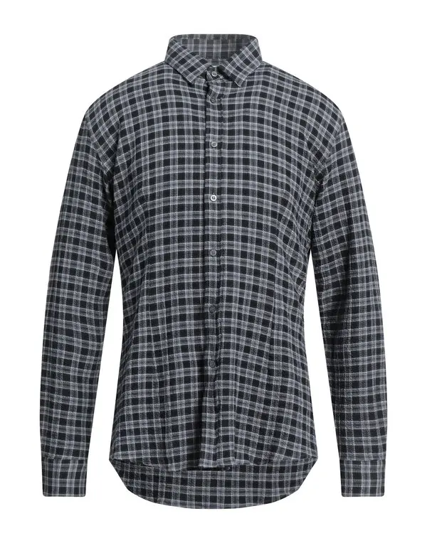 DANIELE ALESSANDRINI Shirt Size Cotton, Elastane - Blue