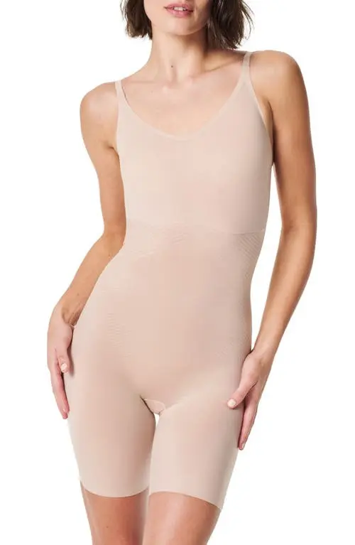 Spanx Spanxshape™ Invisible Mid-thigh Bodysuit - Champagne Beige