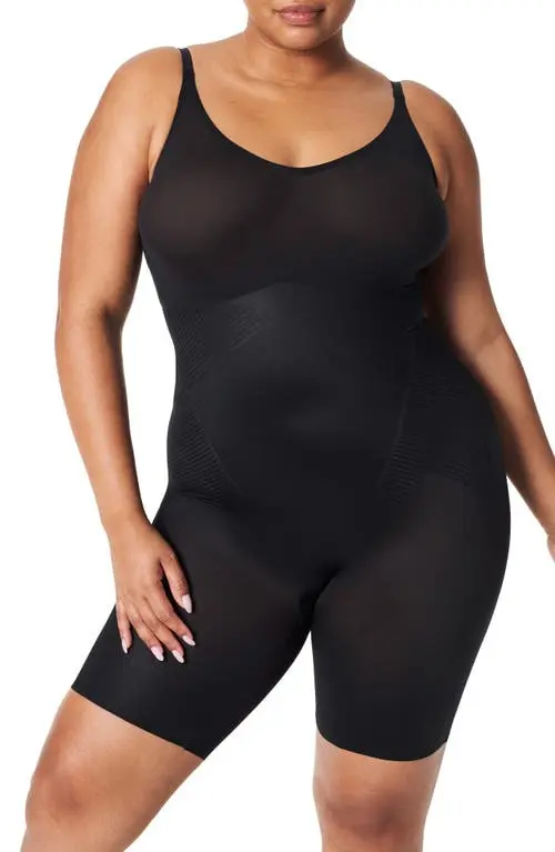 Spanx Spanxshape™ Invisible Mid-thigh Bodysuit - Very Black