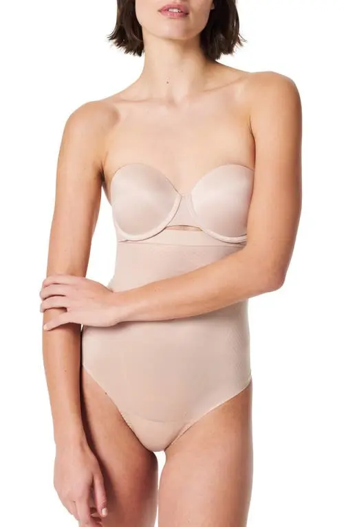 Spanx Spanxshape™ Invisible High Waist Thong - Champagne Beige