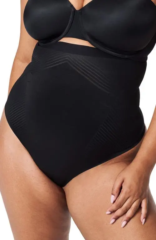 Spanx Spanxshape™ Invisible High Waist Thong - Very Black