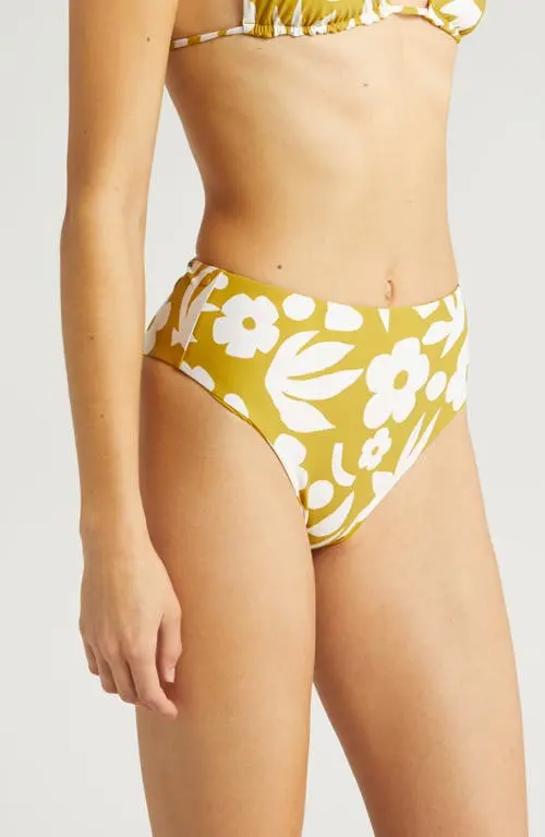 Volcom Pretty Daze Reversible High Waist Bikini Bottoms