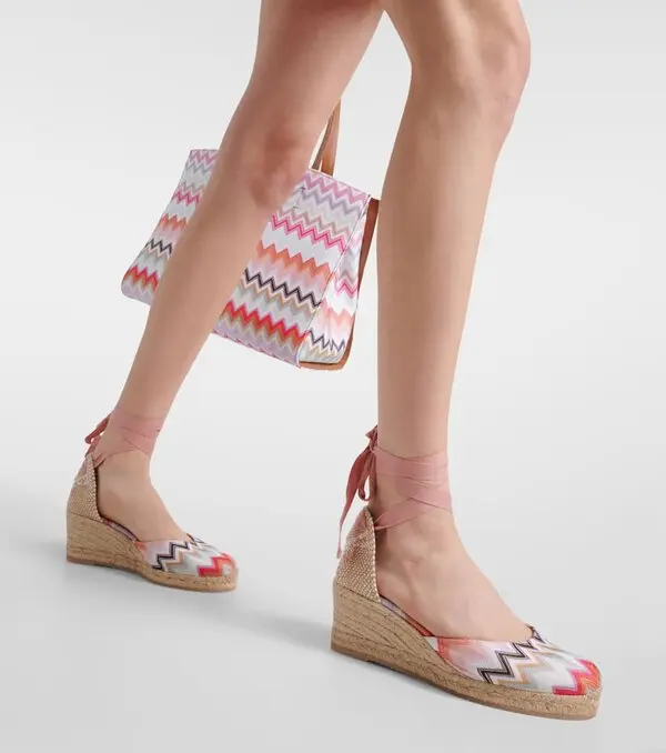 Missoni Zig Zag Eva 80 Espadrille Wedges