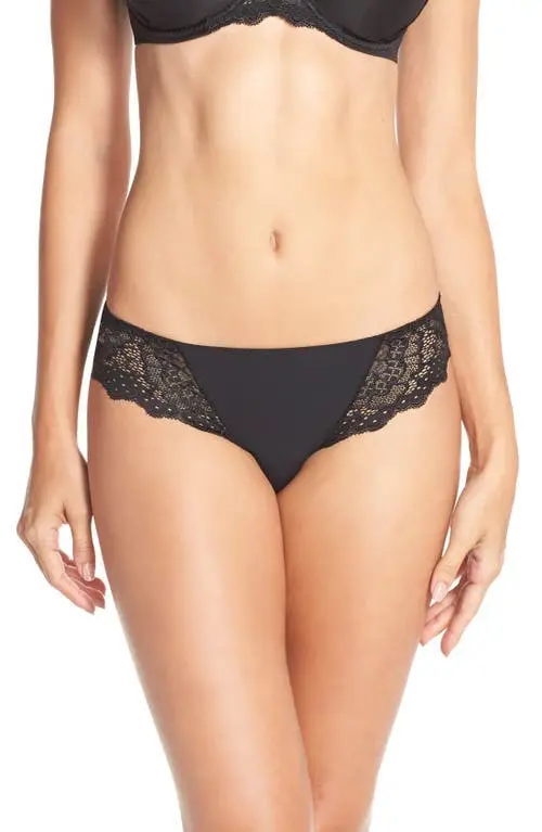 Simone Perele Caresse Bikini Bottom - Black