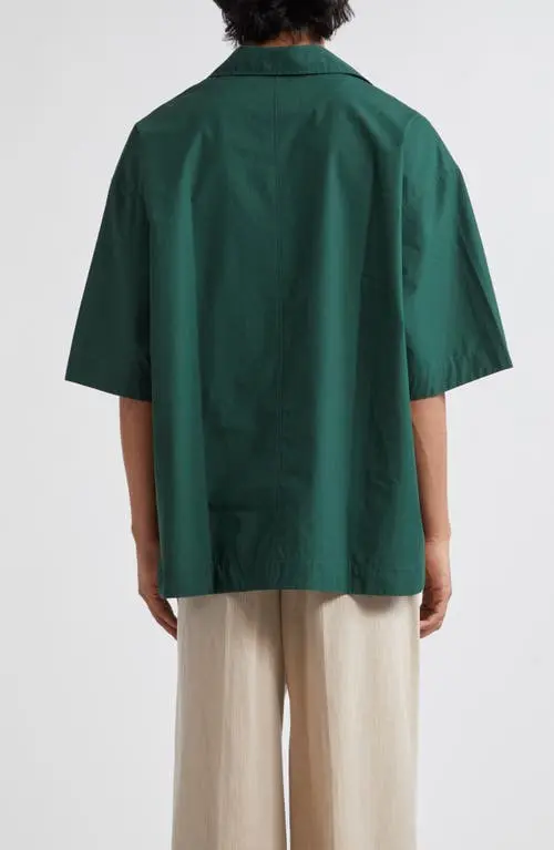 Jacquemus Le Haut Oversize Cotton Poplin Polo