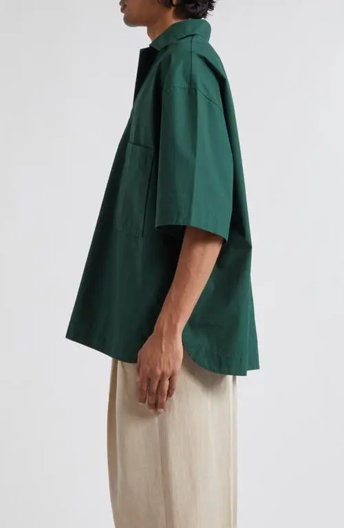 Jacquemus Le Haut Oversize Cotton Poplin Polo