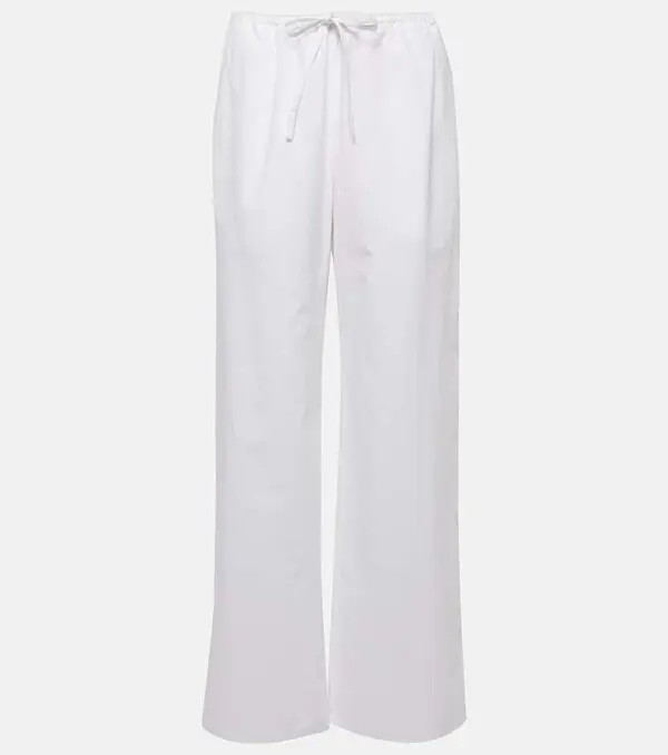 THE ROW Jugi Wide-leg Cotton Pants